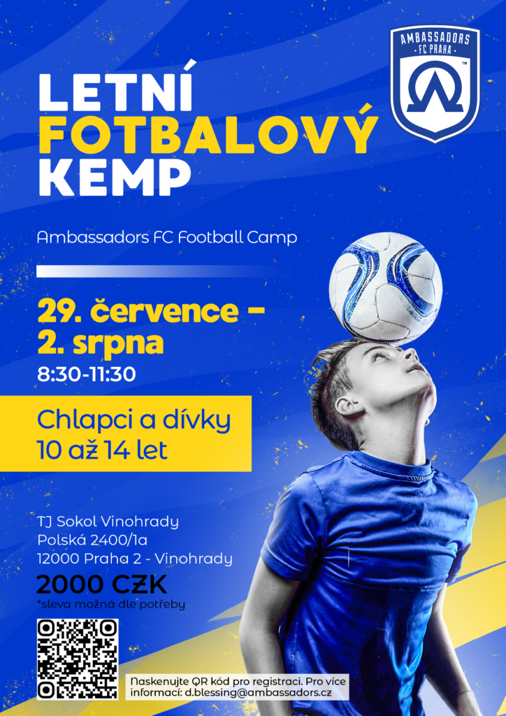 Příměstský kemp Ambassadors - AMBASSADORS FC PRAHA